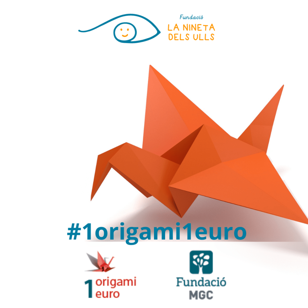Iniciamos la campaña 1origami1euro | Fundació La Nineta dels Ulls